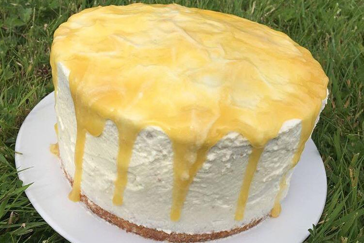 Lemon Drip Cake – The Baking Nutritionist