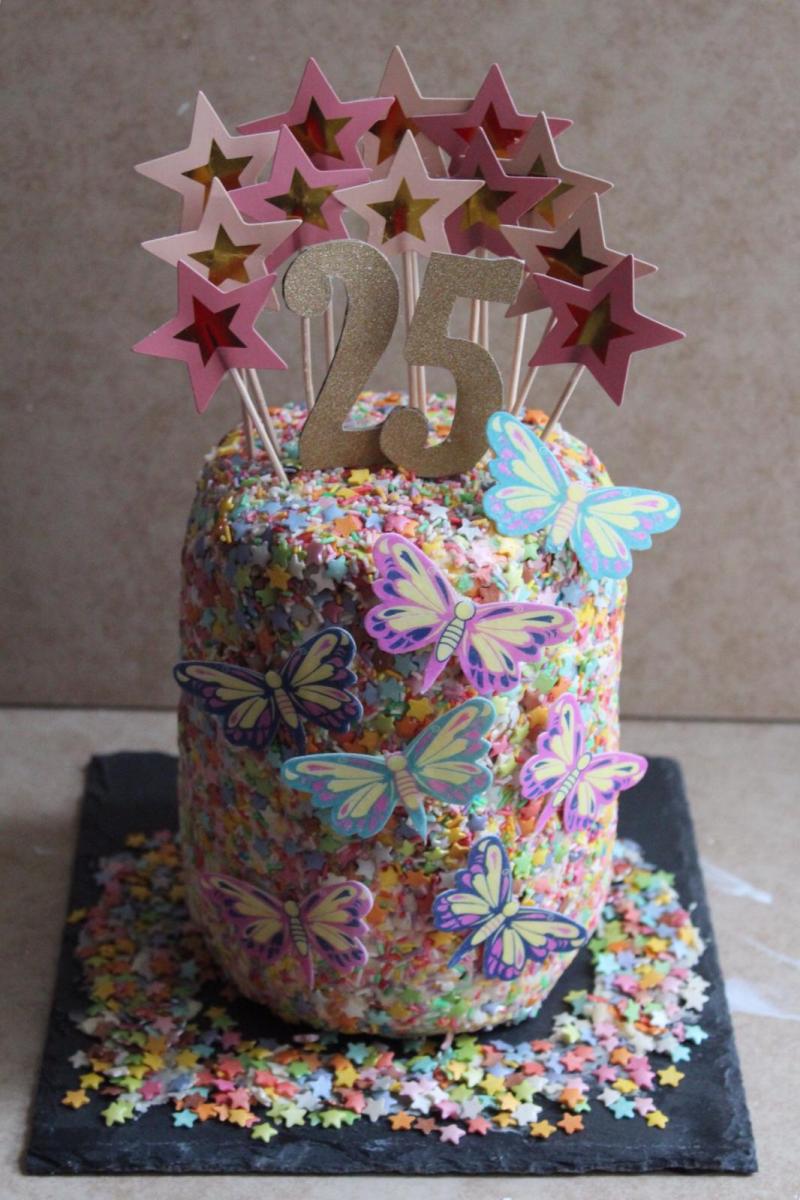 25th Birthday Cake – The Baking Nutritionist